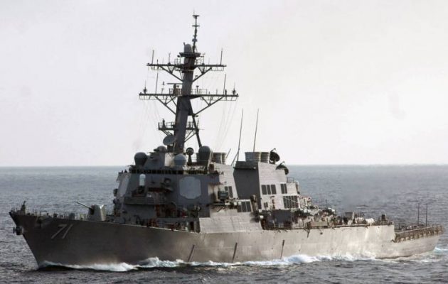 Το αμερικανικό «USS Ross» μπήκε ανάμεσα στη φρεγάτα «Θεμιστοκλής» και ...