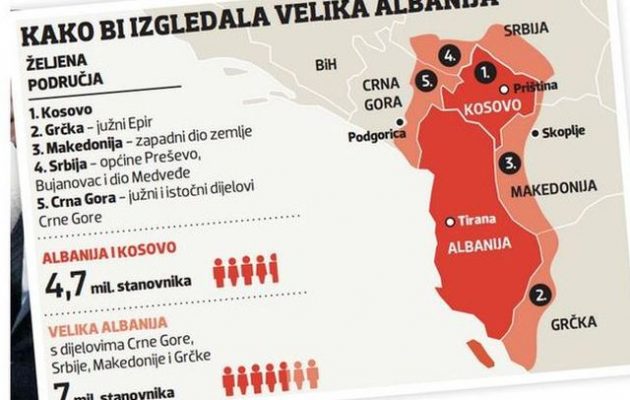 Η Μεγάλη Αλβανία του Έντι Ράμα διεκδικεί ελληνικά εδάφη – Το σχέδιο ...