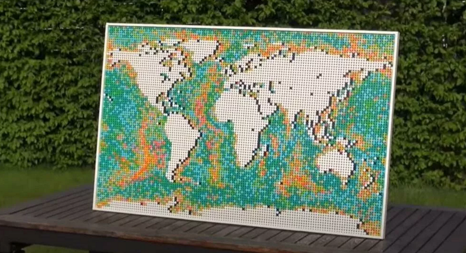 Lego World Map: Ένας παγκόσμιος χάρτης από 11.695 τουβλάκια – Τα ...