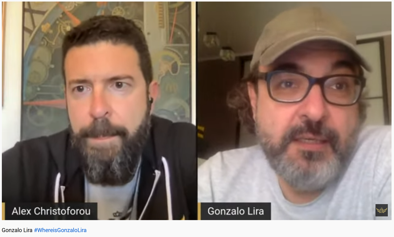 Ο ΔΗΜΟΣΙΟΓΡΑΦΟΣ GONZALO LIRA ΕΙΝΑΙ ΖΩΝΤΑΝΟΣ! ΕΠΙΚΟΙΝΩΝΗΣΕ ΜΕ ΤΟΝ ...