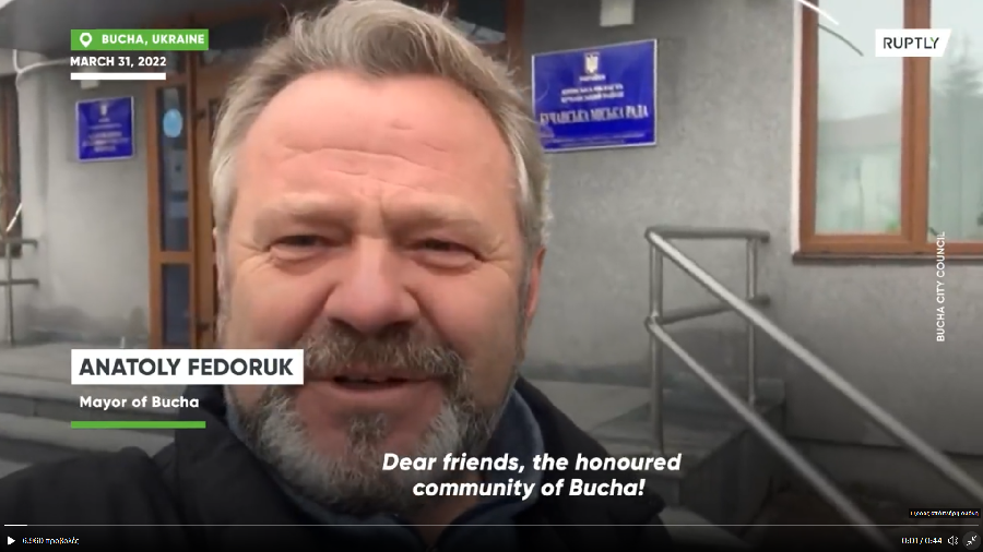 Ο δήμαρχος της Μπούτσα (όπου έγινε λόγος από τα διεθνή ΜΜΕ για ...