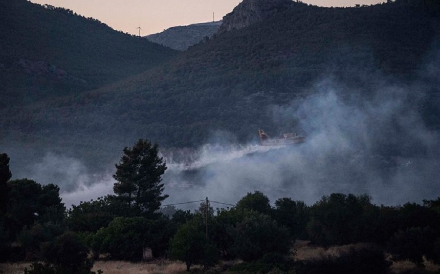 Φωτιά στη Δαδιά: Οκτώ μέρες μάχης με τις φλόγες – Ξεκίνησαν οι ρίψεις ...