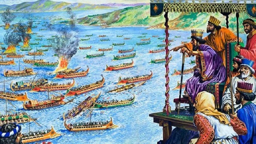Η Ναυμαχία της Σαλαμίνας και η καταστροφή του περσικού στόλου – Makeleio.gr