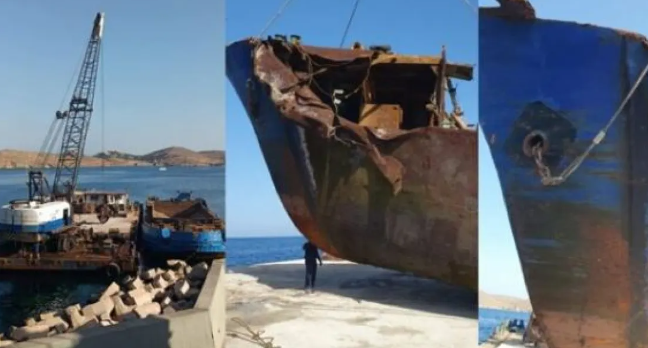 ΔΕΙΤΕ το εντυπωσιακό βίντεο από ανέλκυση ναυαγίου στην Κέα! – Makeleio.gr