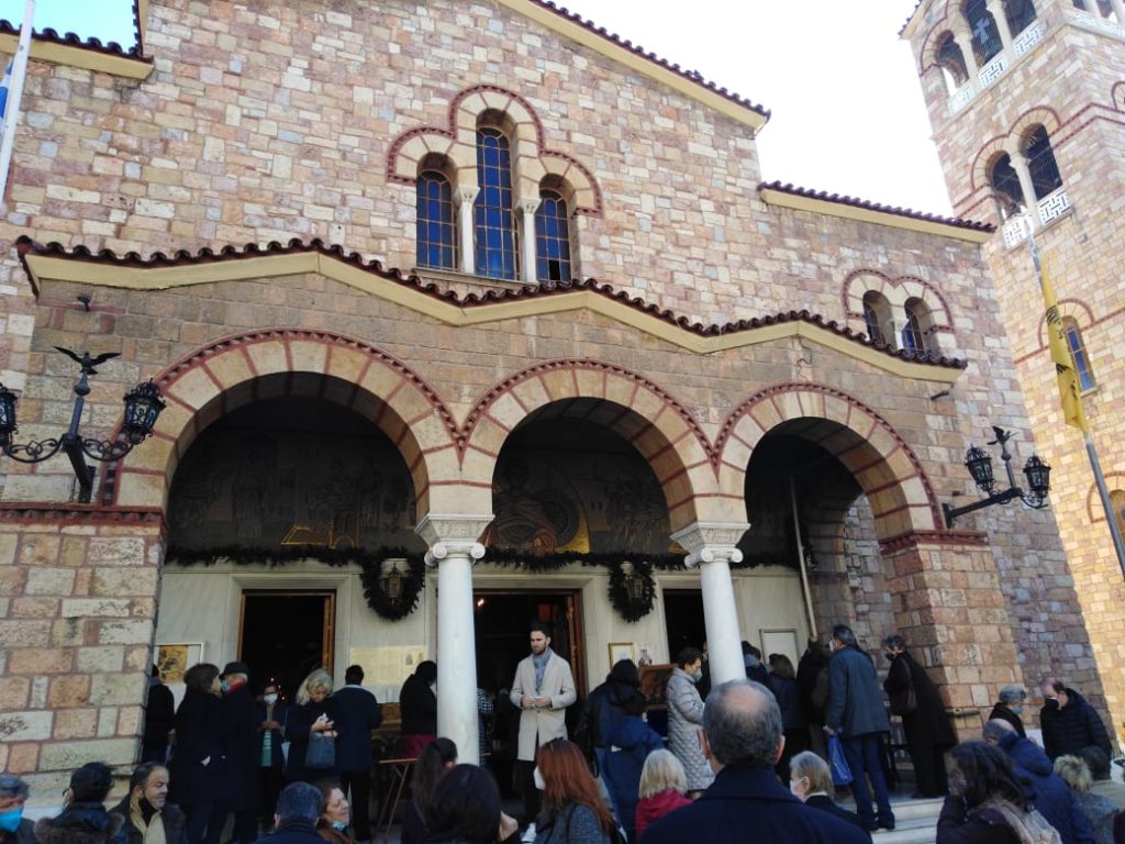 Η εικόνα της Παναγίας Σουμελά στον περικαλλή ναό του Αγίου Δημητρίου ...