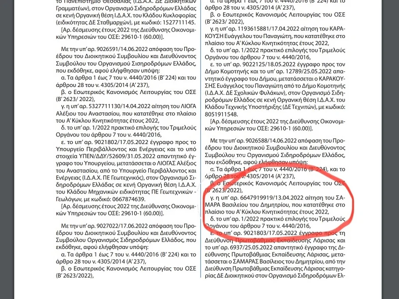 ΝΑ ΚΑΙ ΟΙ ΑΠΟΔΕΙΞΕΙΣ ΚΟΥΛΗ!!! ΑΥΤΟ ΕΙΝΑΙ ΤΟ “ΑΜΑΡΤΩΛΟ” ΦΕΚ ΔΙΟΡΙΣΜΟΥ ...