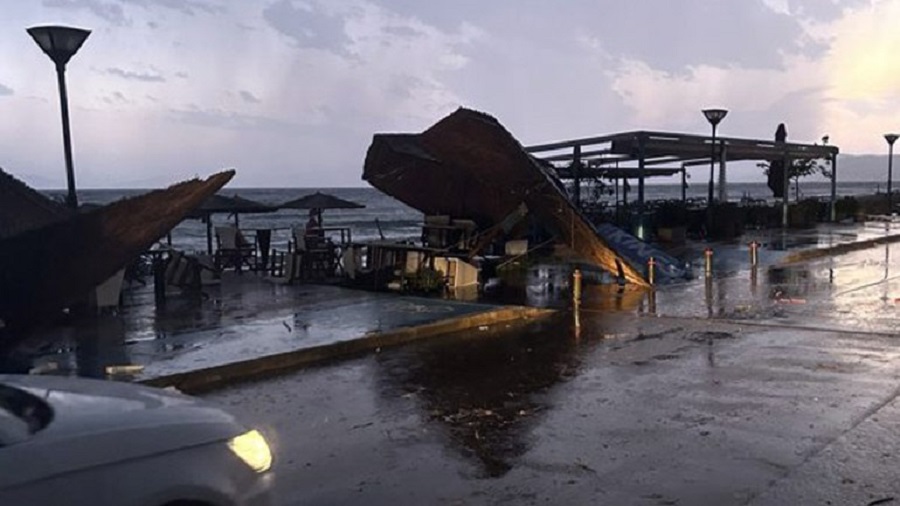 Ξαφνικό μπουρίνι προκάλεσε καταστροφές σε Σέρρες και Καβάλα – Makeleio.gr
