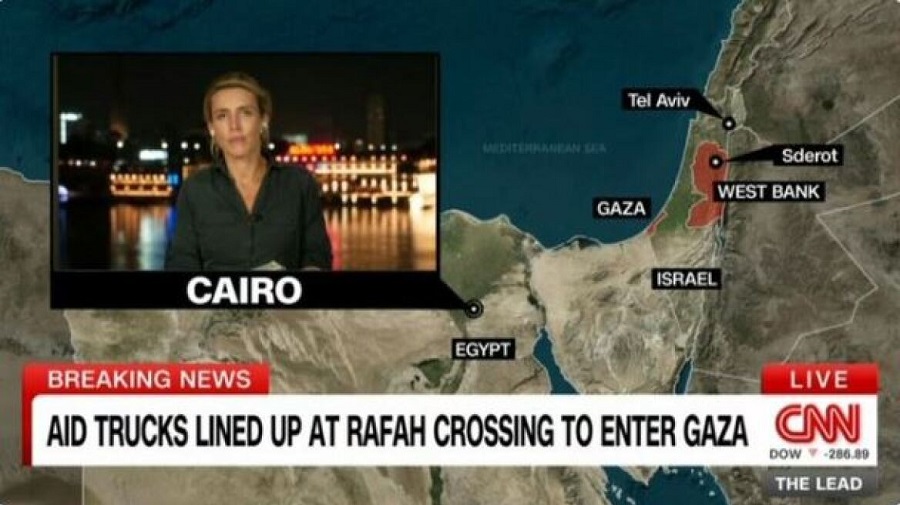 Λάθος από το CNN – Χάρτης δείχνει το Τελ Αβίβ κοντά στη Συρία – Makeleio.gr