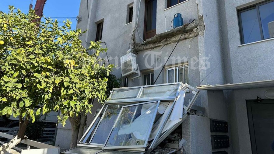 Λεμεσός: Κατέρρευσαν δύο μπαλκόνια πολυκατοικίας – Makeleio.gr