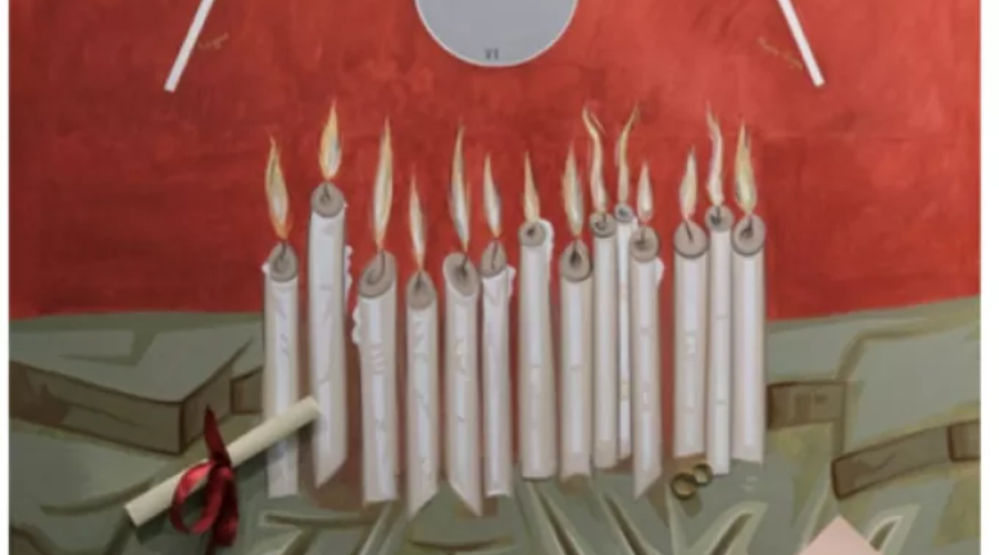 Τέμπη: Φοιτητές του ΑΠΘ ζωγράφισαν έναν προσευχητικό πίνακα για τους ...