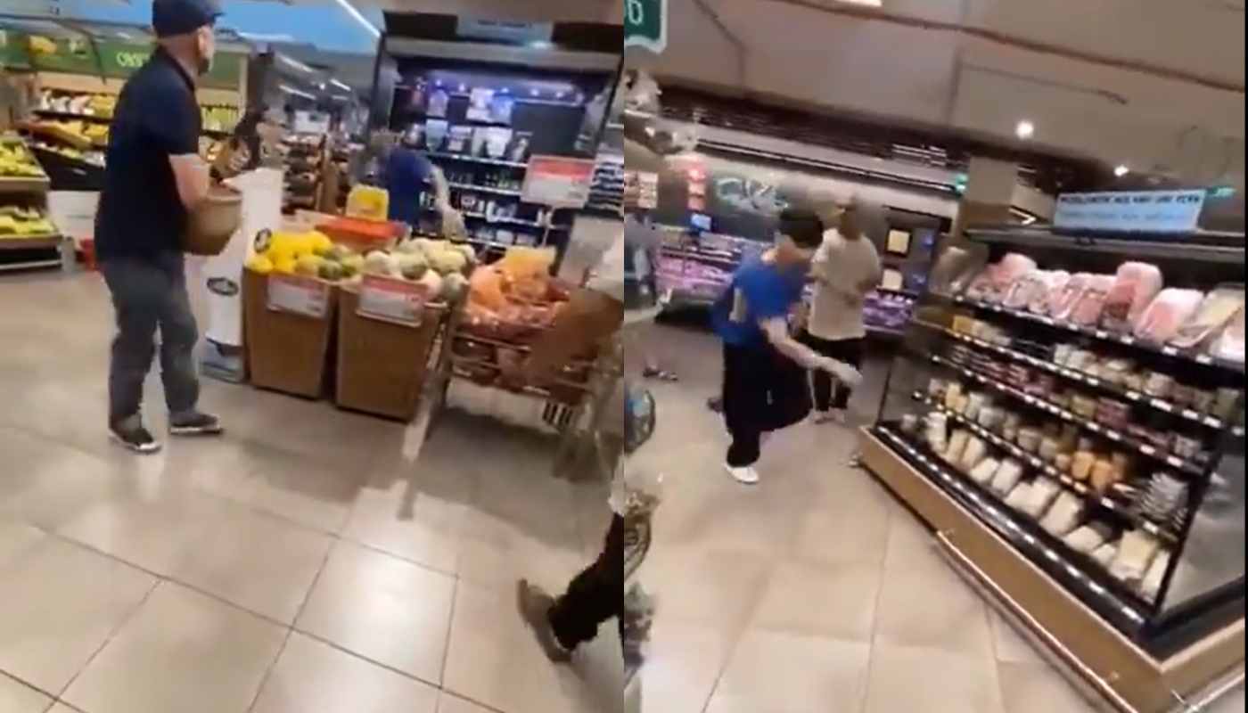 Βίντεο ΣΟΚ: Η στιγμή που 3 Αφγανοί ξυλοκοπούν πολίτες μέσα σε σούπερ ...